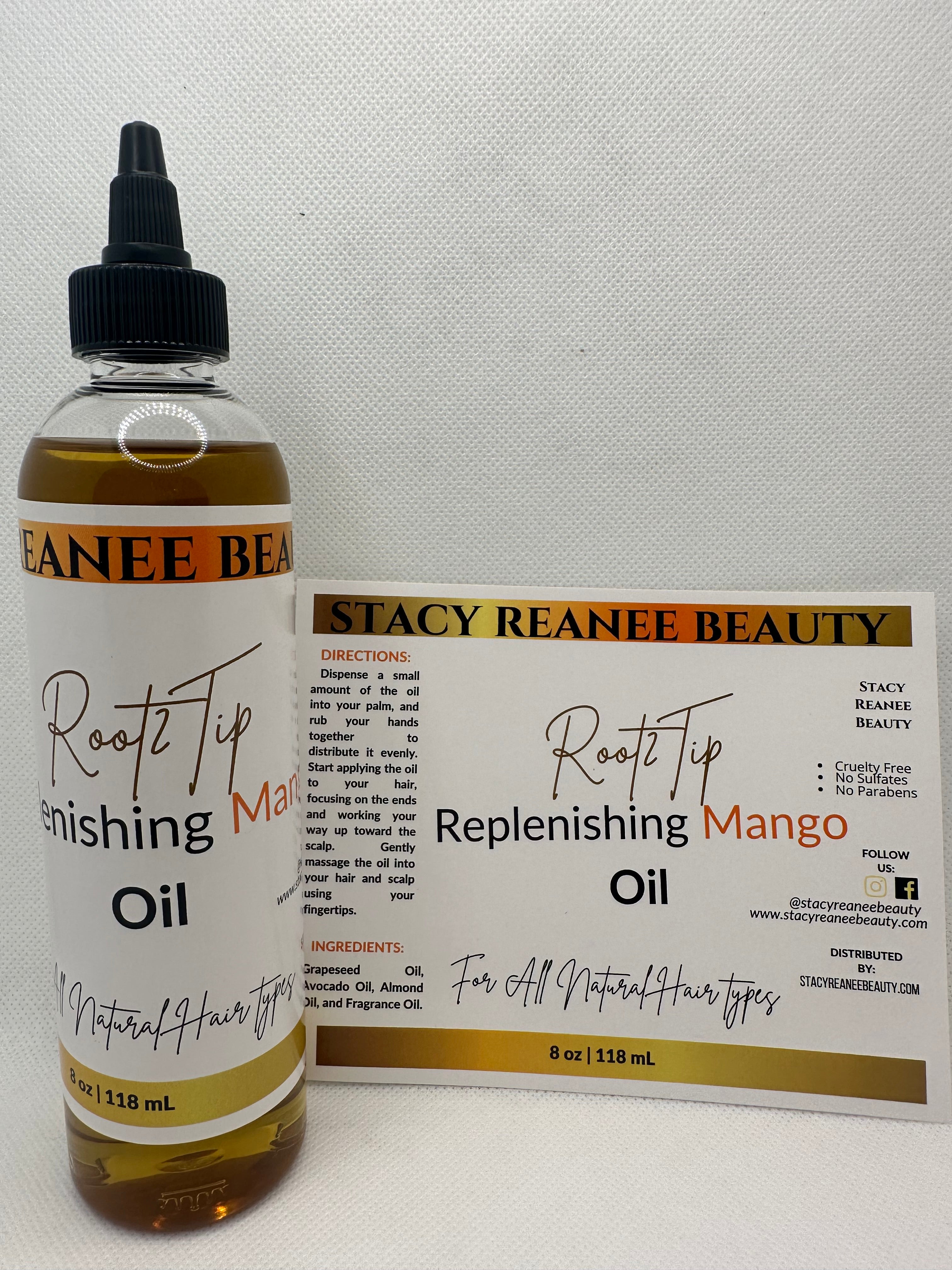 Mango Replenishing Oil for locs and naturals – Stacy Reanee Beauty